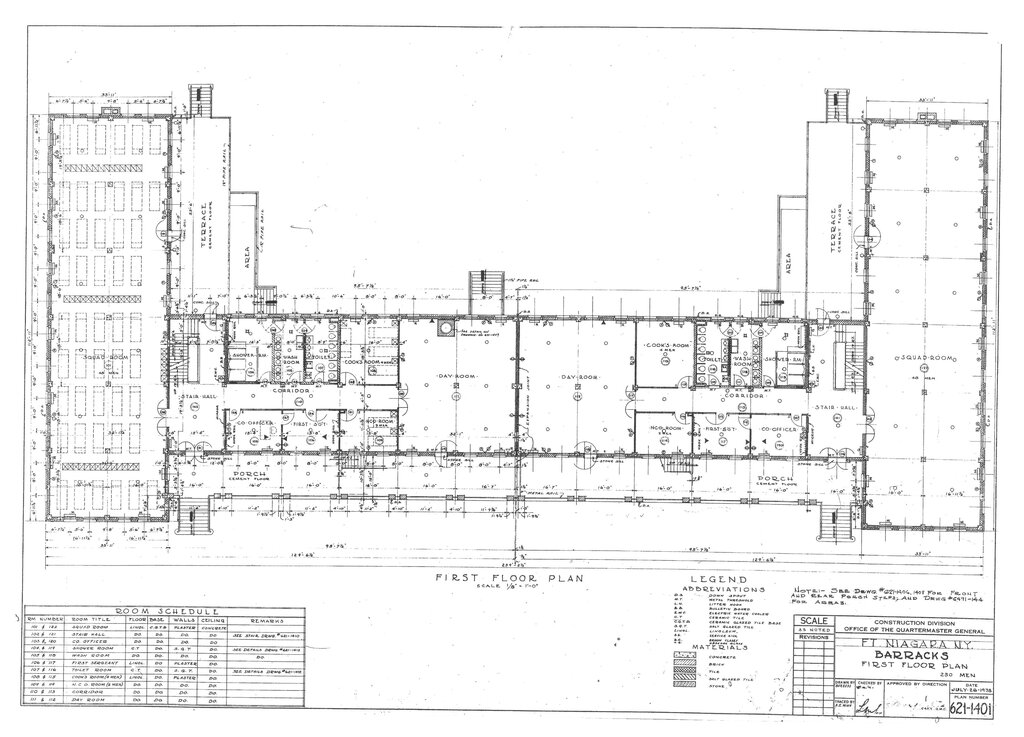 Military Barracks Floor Plan